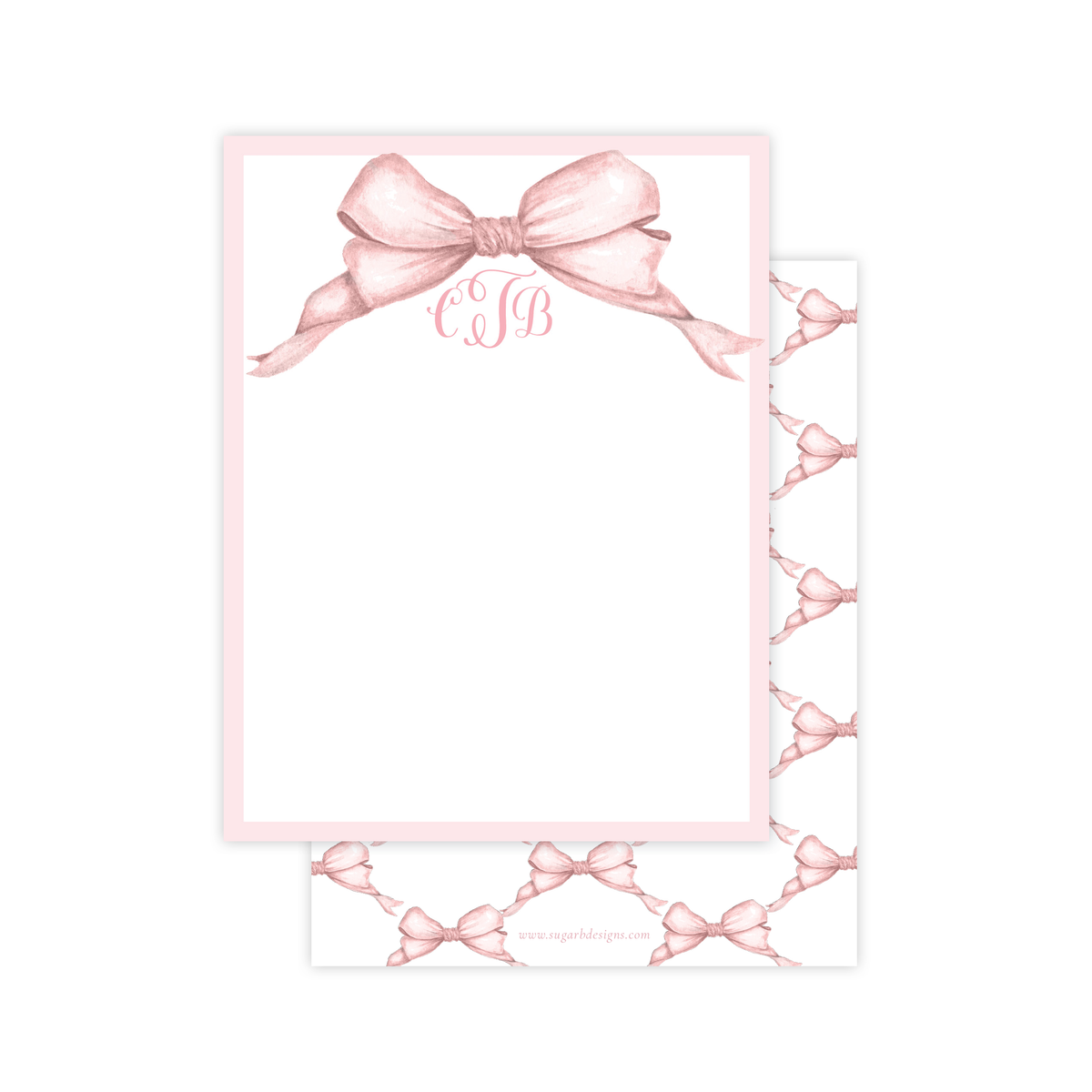 Pink Bow Border