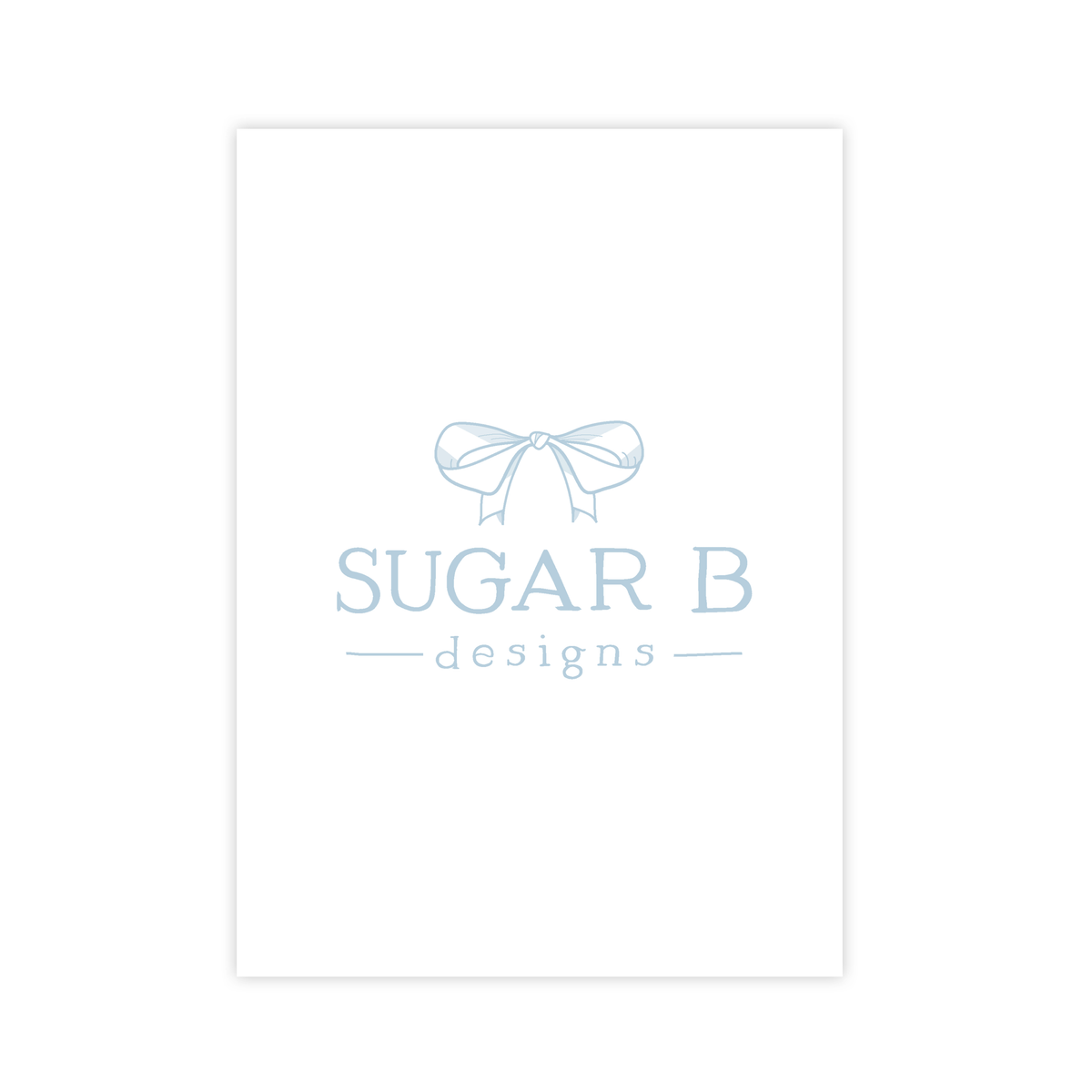 Design Change – Sugar B Designs