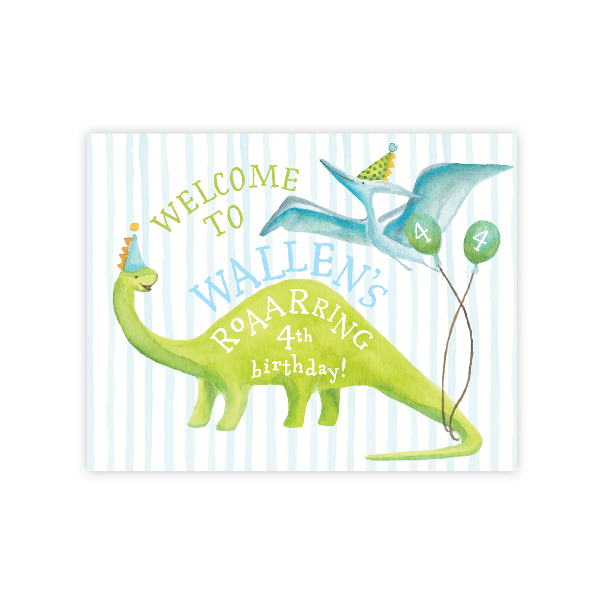 Dino Mite Birthday Party Sign – Sugar B Designs