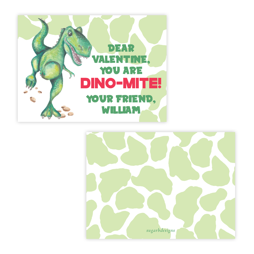ROAR Valentine Card – Sugar B Designs